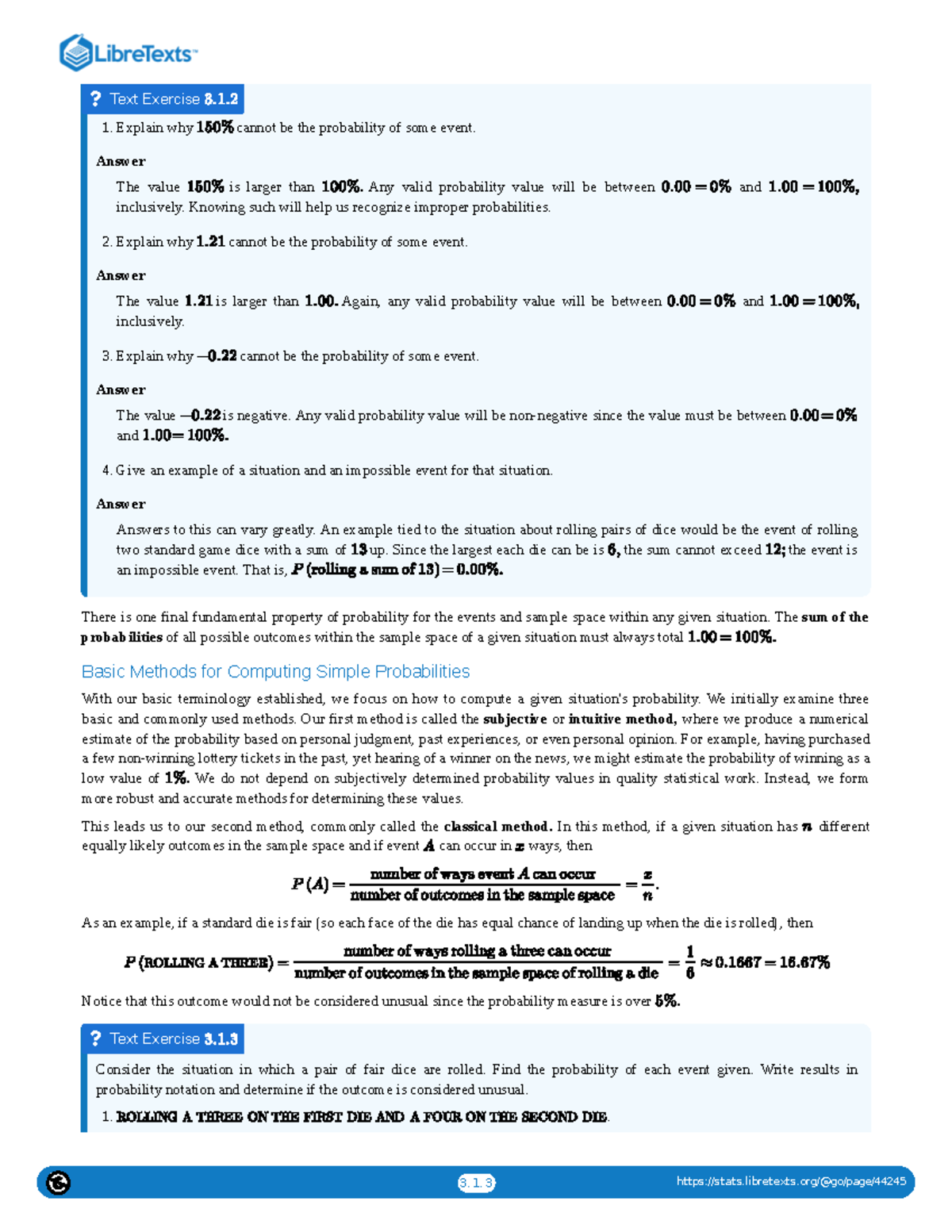 Elements of Statistics: Understanding Probability Fundamentals - Text ...