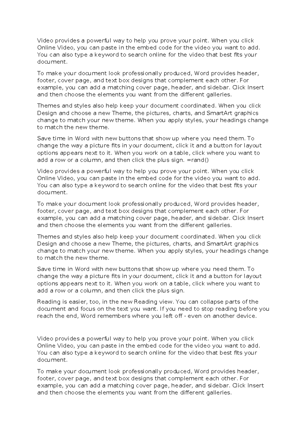 Word Document Formatting Tips and Video Integration Guide - Studocu