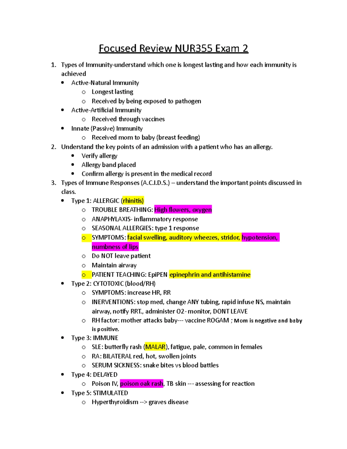 Mental Status Exam A - Brief Mental Status Exam (MSE) Form 1 ...