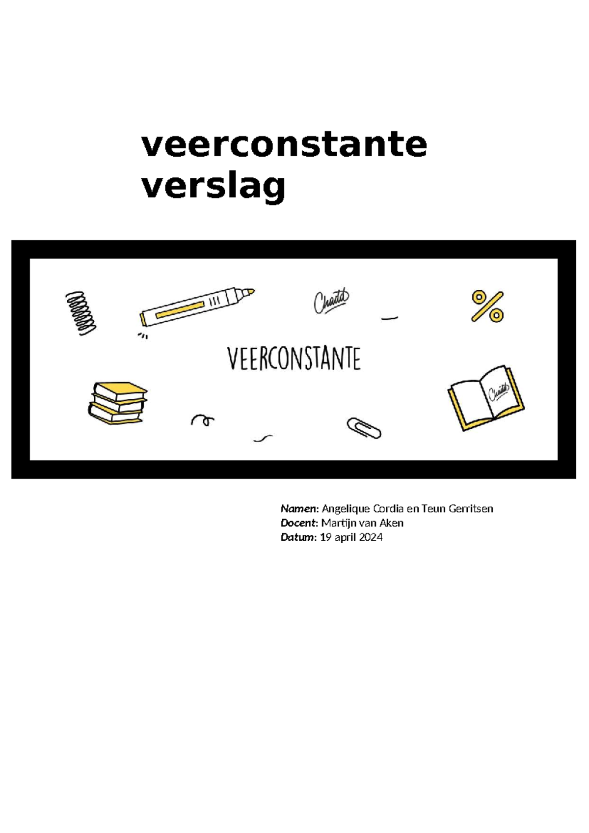 Natuurkunde Verslag: Veerconstante en Kracht-Uitrekking Relatie ...