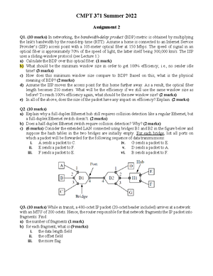 [Solved] TCP Throughput Considering the macroscopic description of TCP - Data Communications and ...