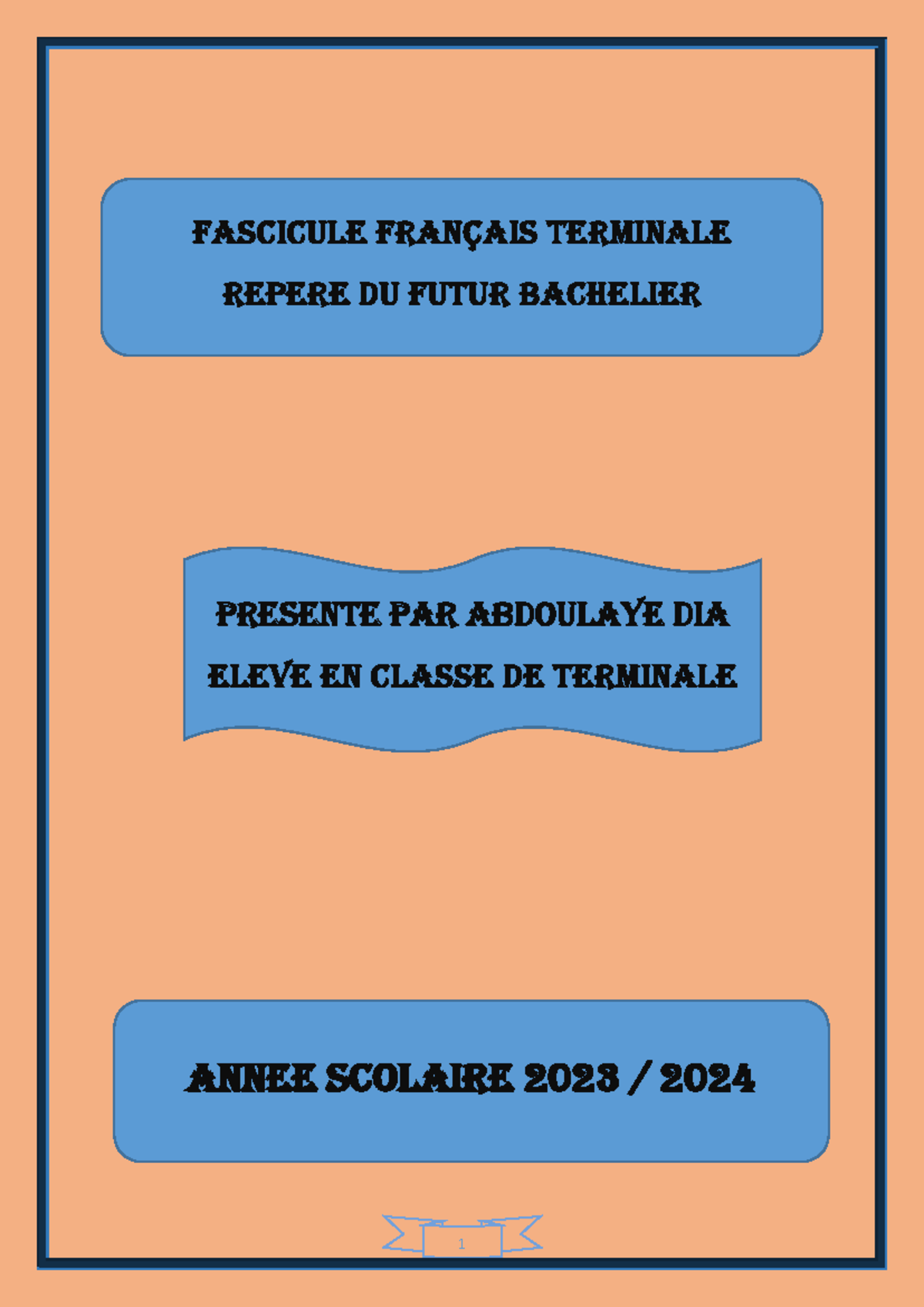 Fascicule Littéraire - Terminale MON 2023/2024: Théories et Citations - Studocu