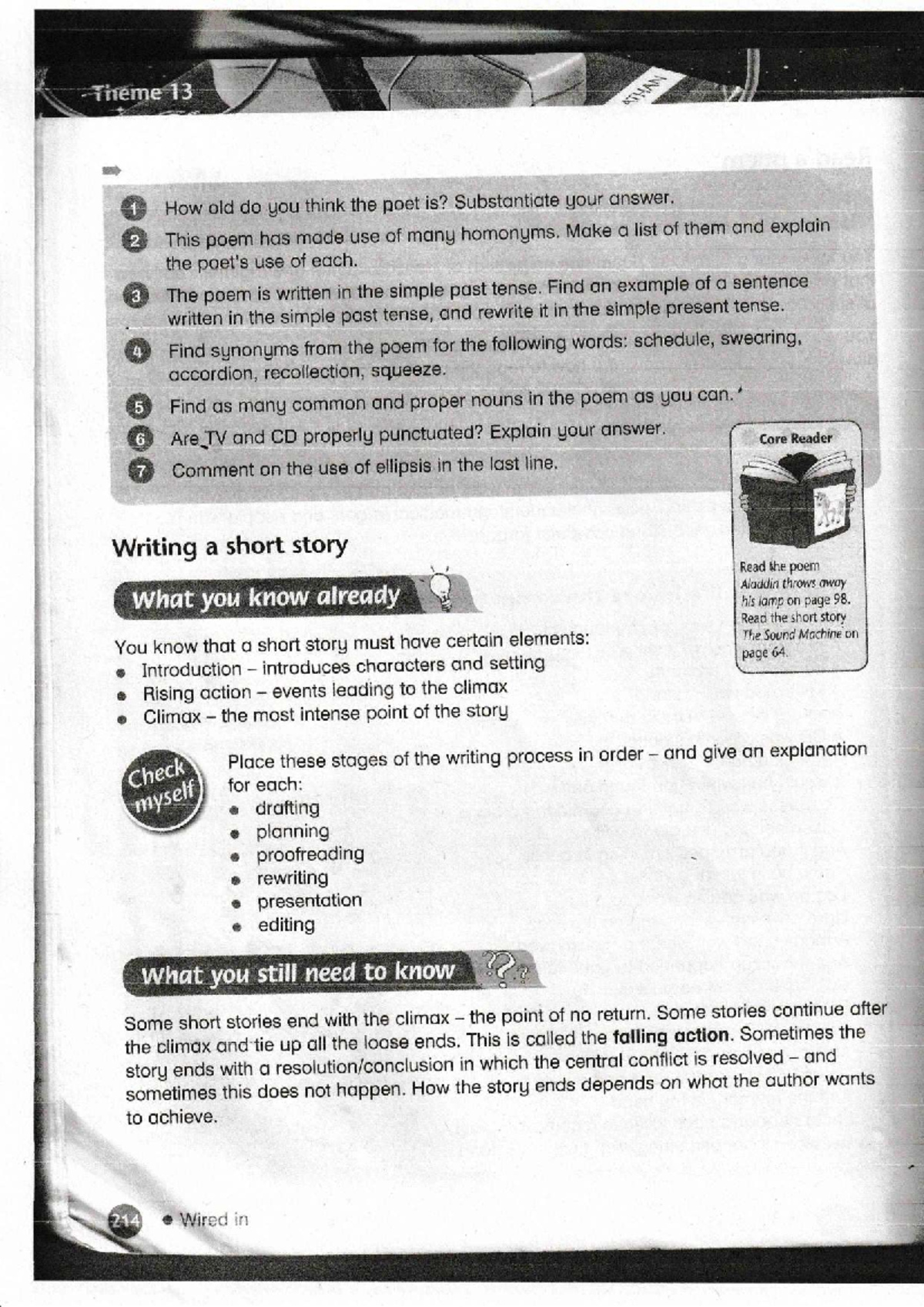 Grade 8 Term 3 Writing a Short Story Notes: Poetic Analysis & Elements ...