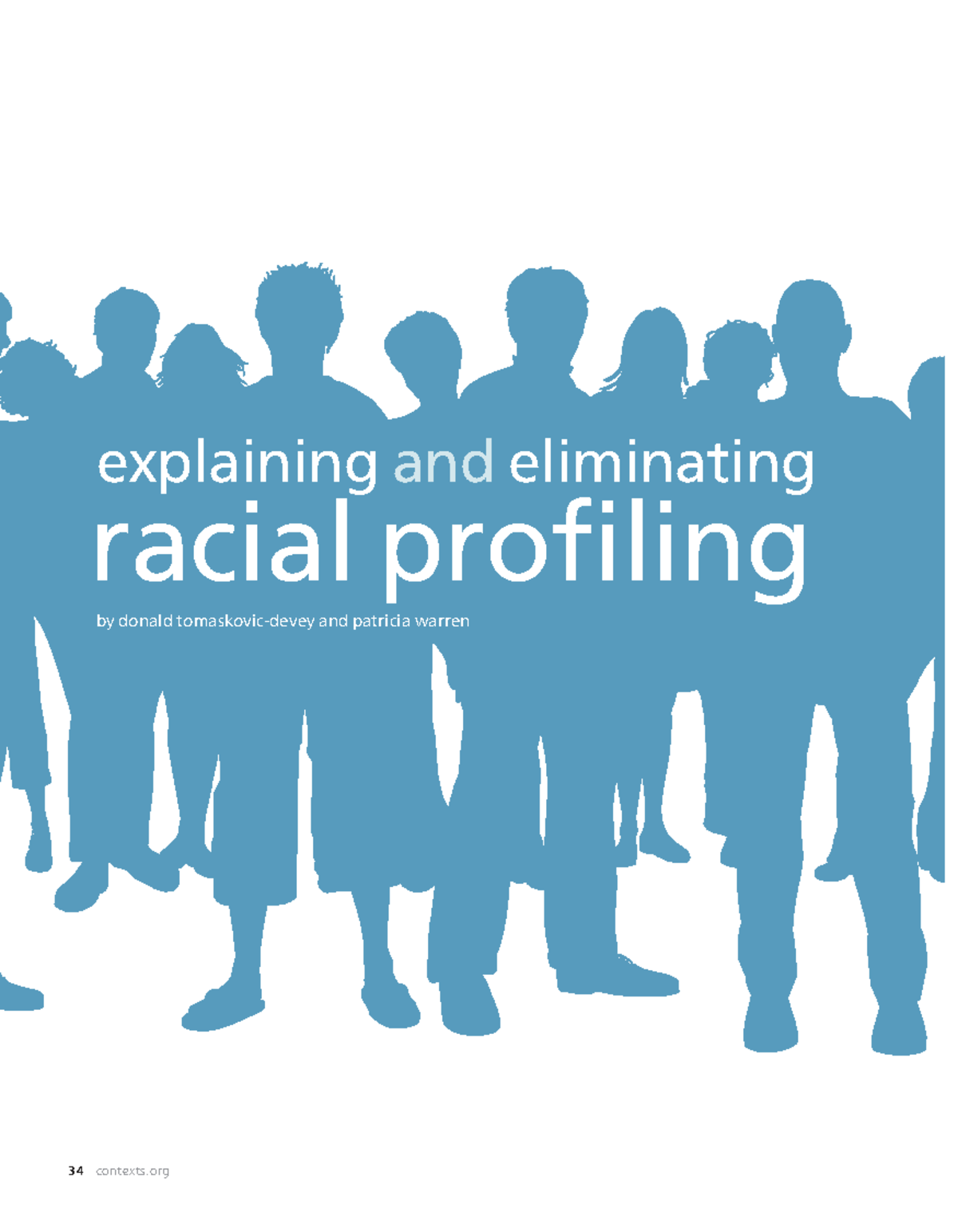 Explaining and Eliminating Racial Profiling: Insights & Strategies (SOC ...