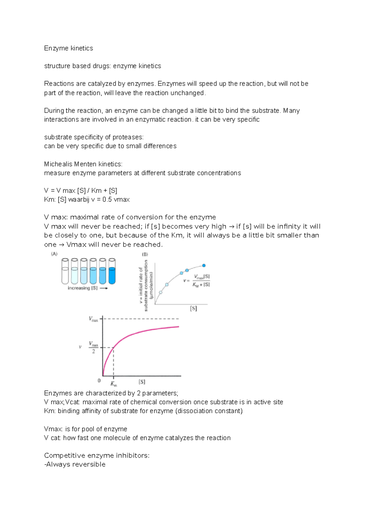 Enzyme Kinetics Summary: Understanding Mechanisms & Inhibition ...