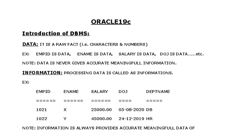 Introduction to DBMS - Key Concepts and Models in Database Management ...