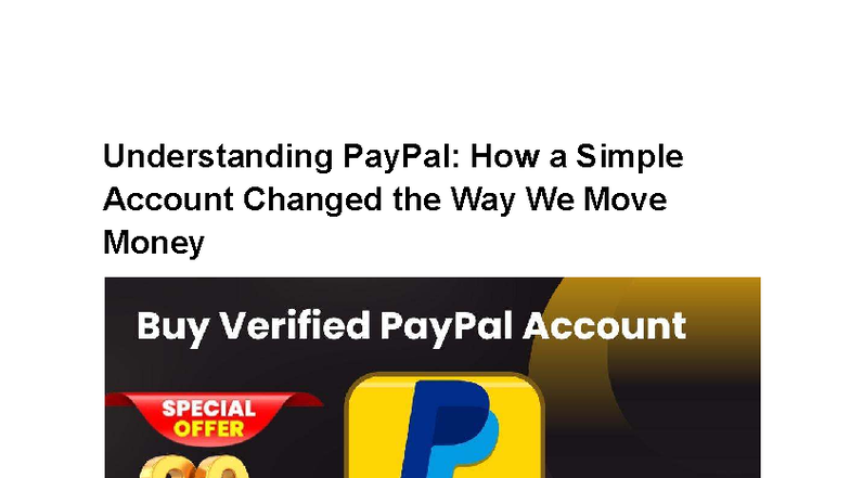 Understanding PayPal: The Evolution of Digital Payments - Studocu