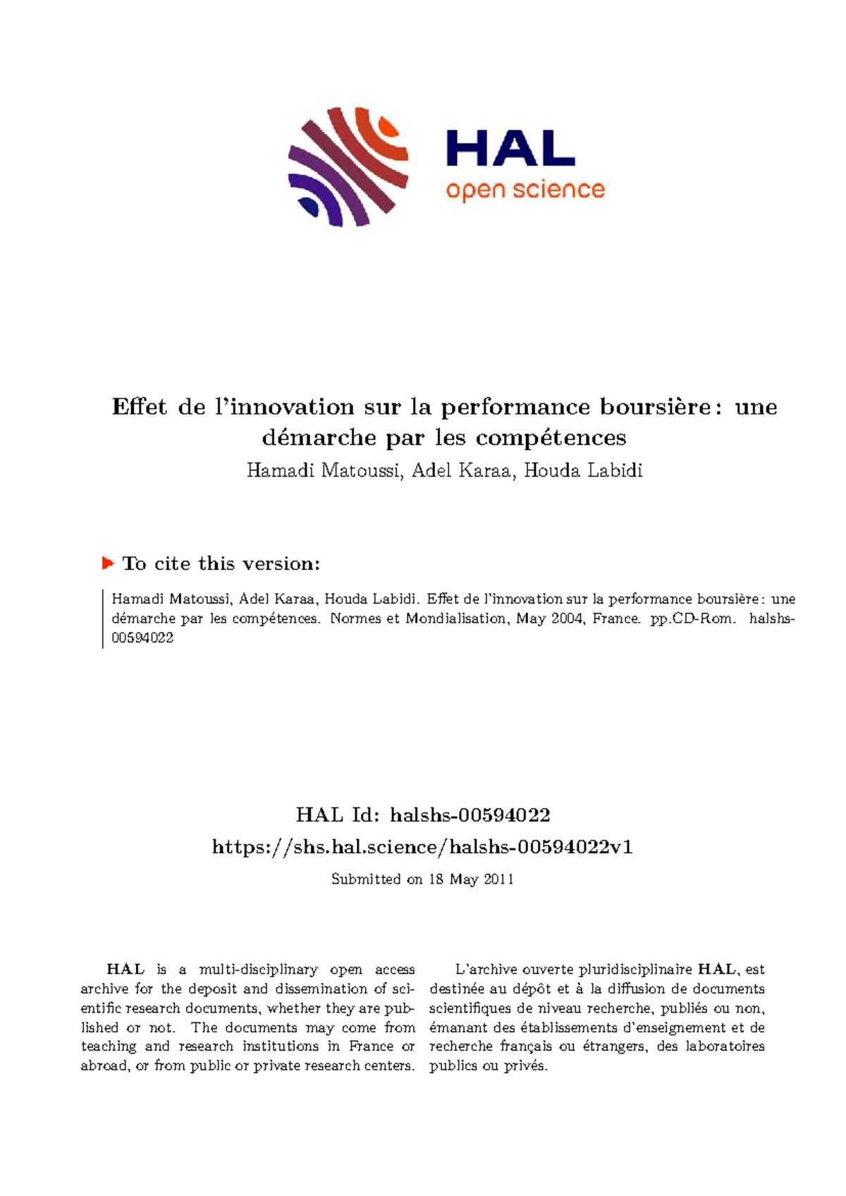 Effet des Compétences sur la Performance Boursière : Étude EFFET 2023 ...