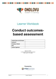 Learner Guide SAQA ID 115753: Conducting Outcomes Assessment NQF Level ...