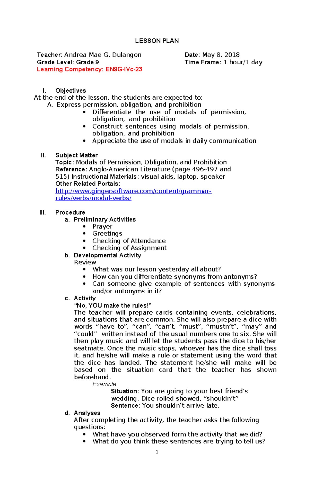 Learning-competency-en9g-ivc-23-rules-verbs-modal-verbs compress ...