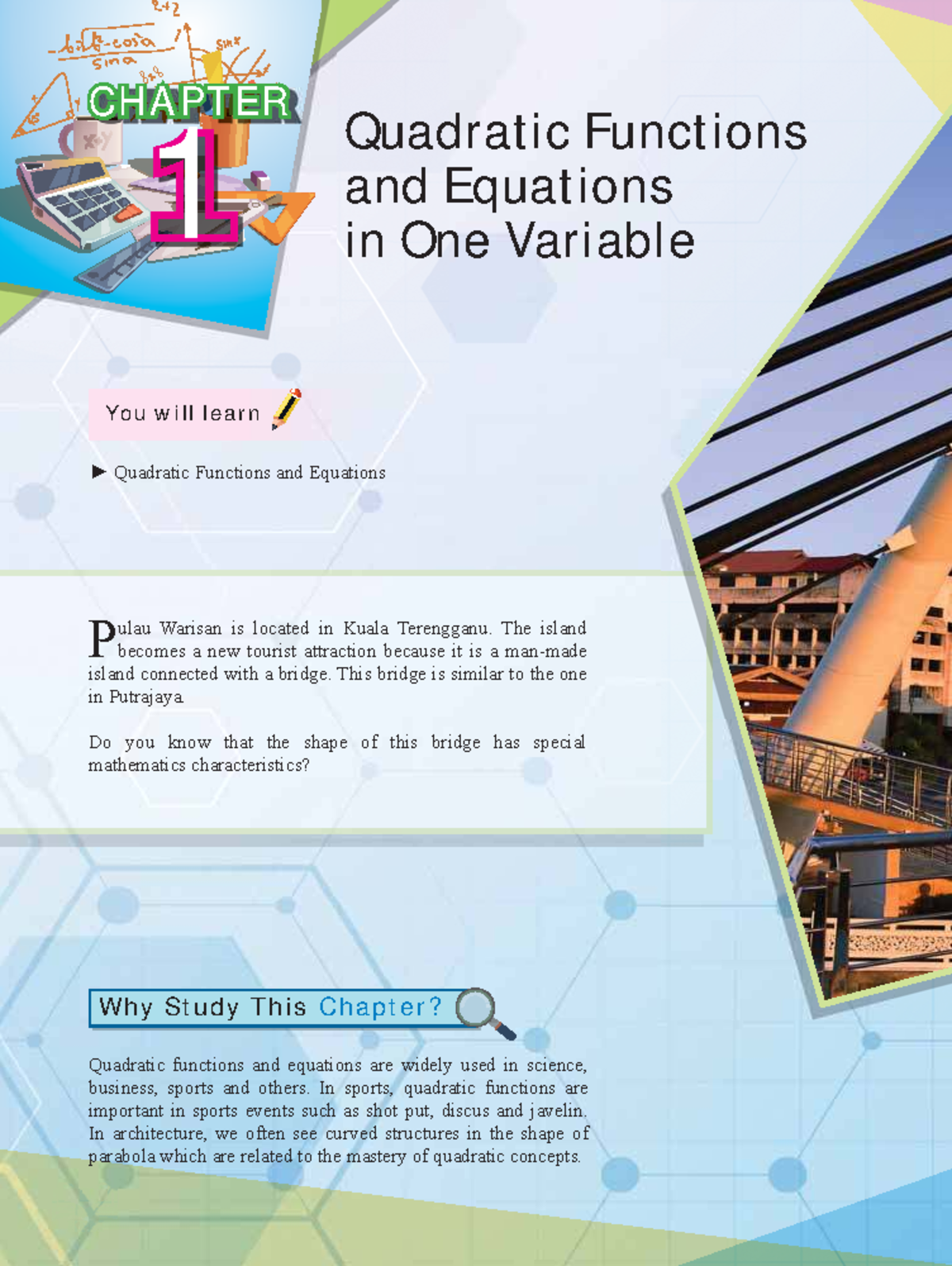 CHAPTER 1: Quadratic Functions & Equations in One Variable - Studocu