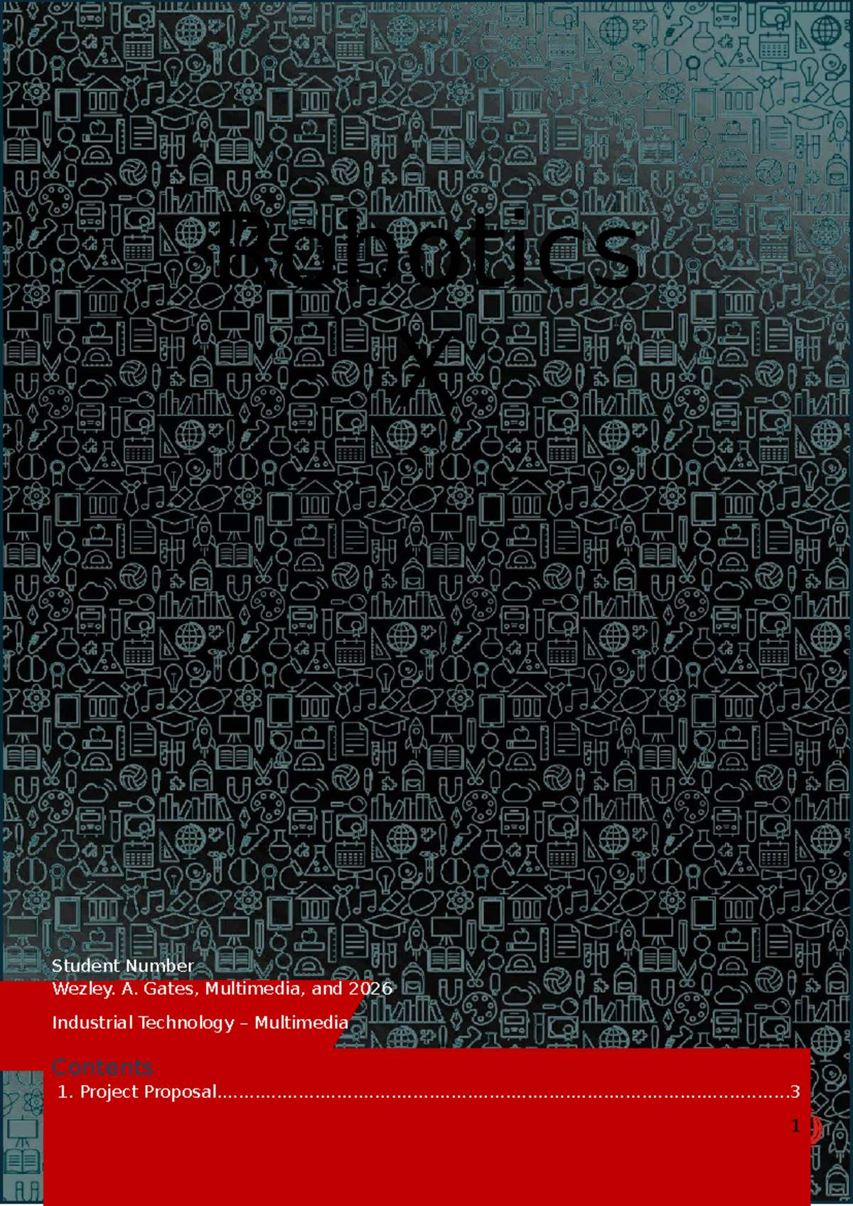 Multimedia Major Project 2026: Robotics Design Folio Backup - Studocu