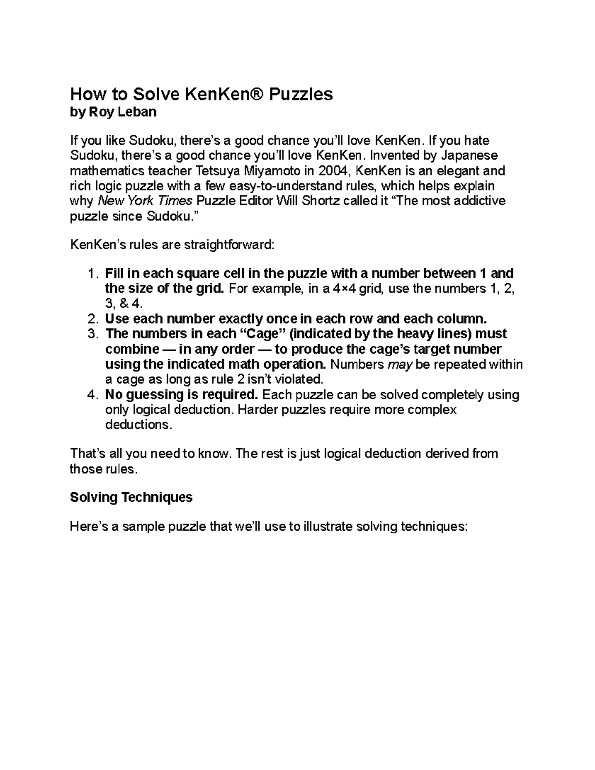 Ken Ken puzzle 4x4 - BS in Accounting Information Systems - Studocu