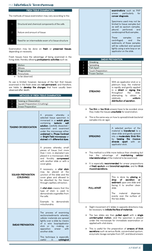 Histopathology Reviewer Compilation - HISTOPATHOLOGY I. PATHOLOGY ...