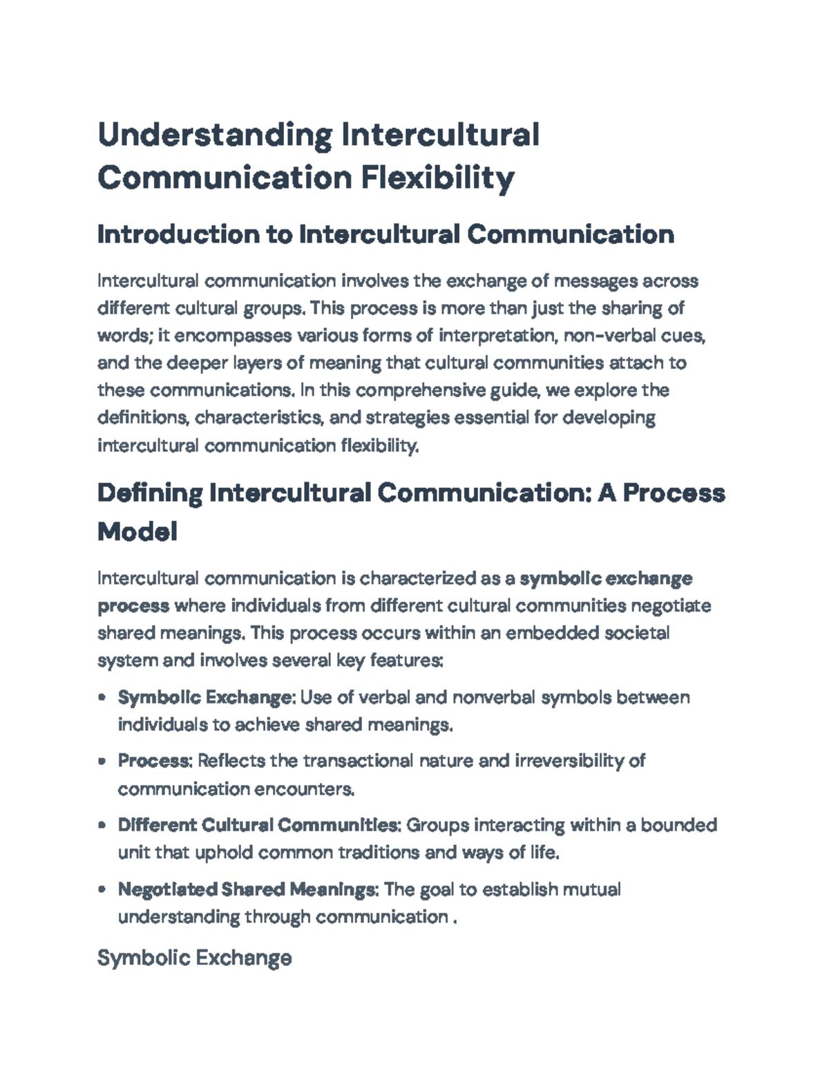 Understanding Intercultural Communication Flexibility: A Comprehensive ...