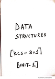 data structure - KCS_301 - AKTU - Studocu