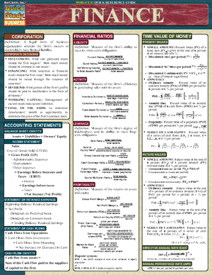 BFD Formula Sheet for exams by ICAP - FORMULA GUIDE BUSINESS FINANCE ...