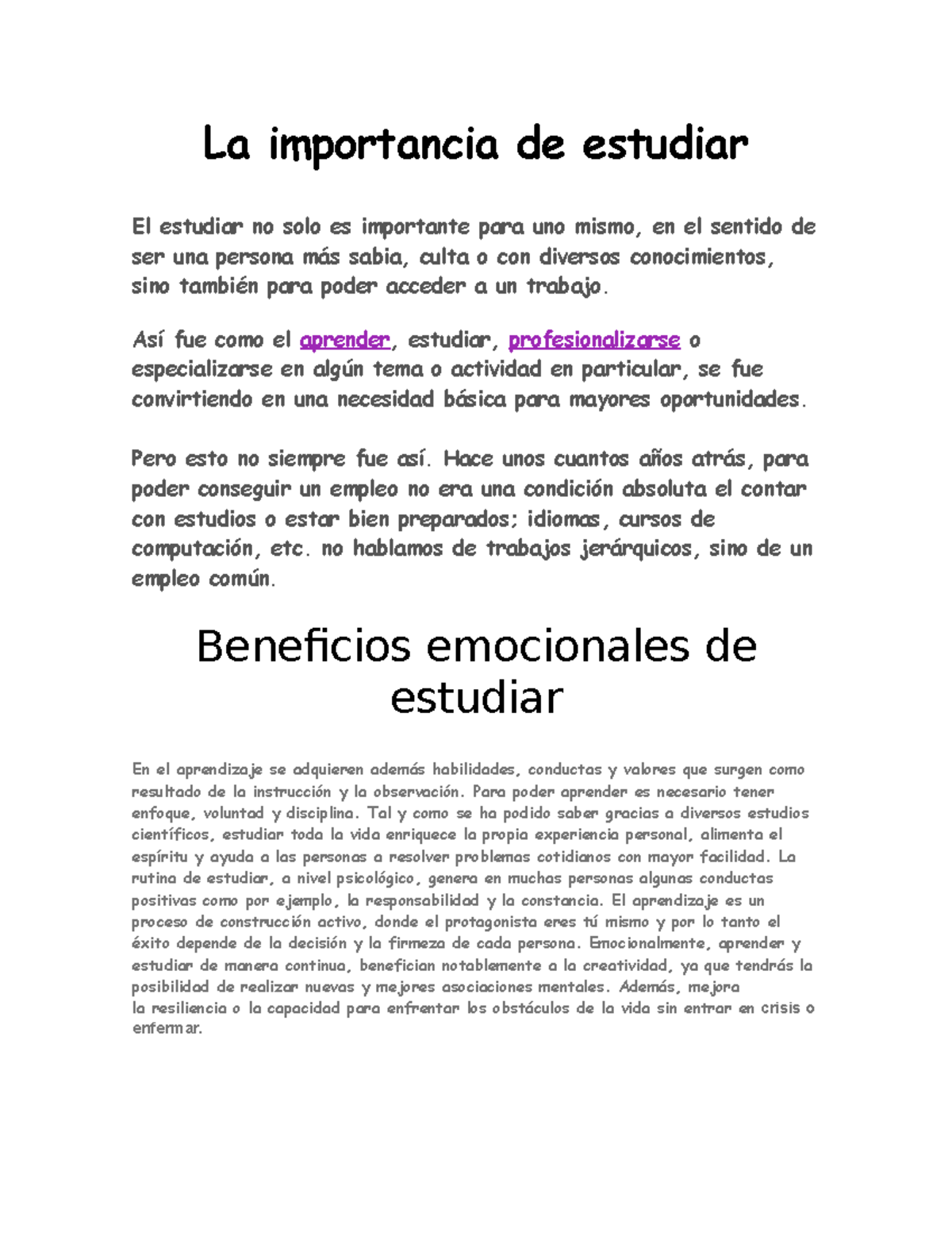 La Importancia de Estudiar: Beneficios y Desventajas de la Educación ...