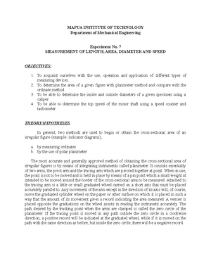 LAB REPORT EXPERIMENT 2 - Mapua University School of Mechanical and ...