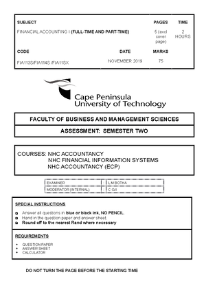 PPE Notes for FA1 - PROPERTY, PLANT AND EQUIPMENT (PPE) (IAS16) What is ...