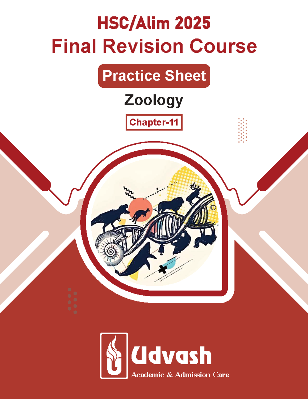 Zoology C11 Final Revision Practice Sheet: Genetics MCQs and CQ ...