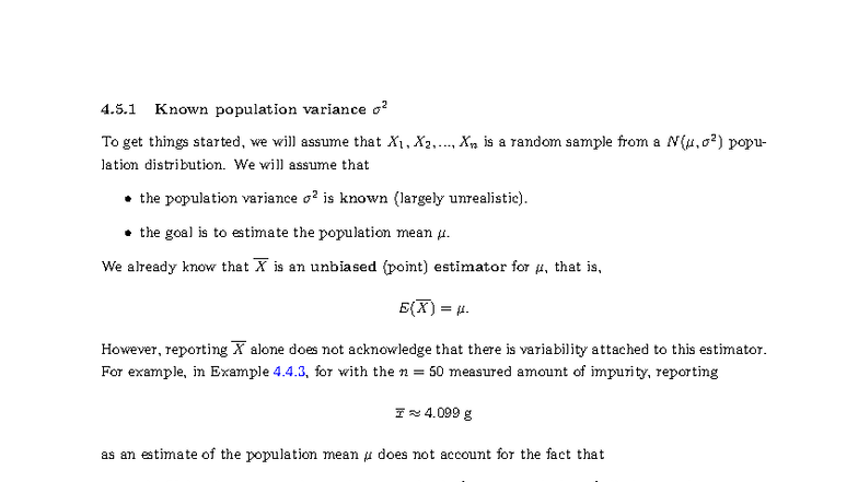 Confidence Intervals and Sample Size Determination in Stats (Stats 4.5. ...