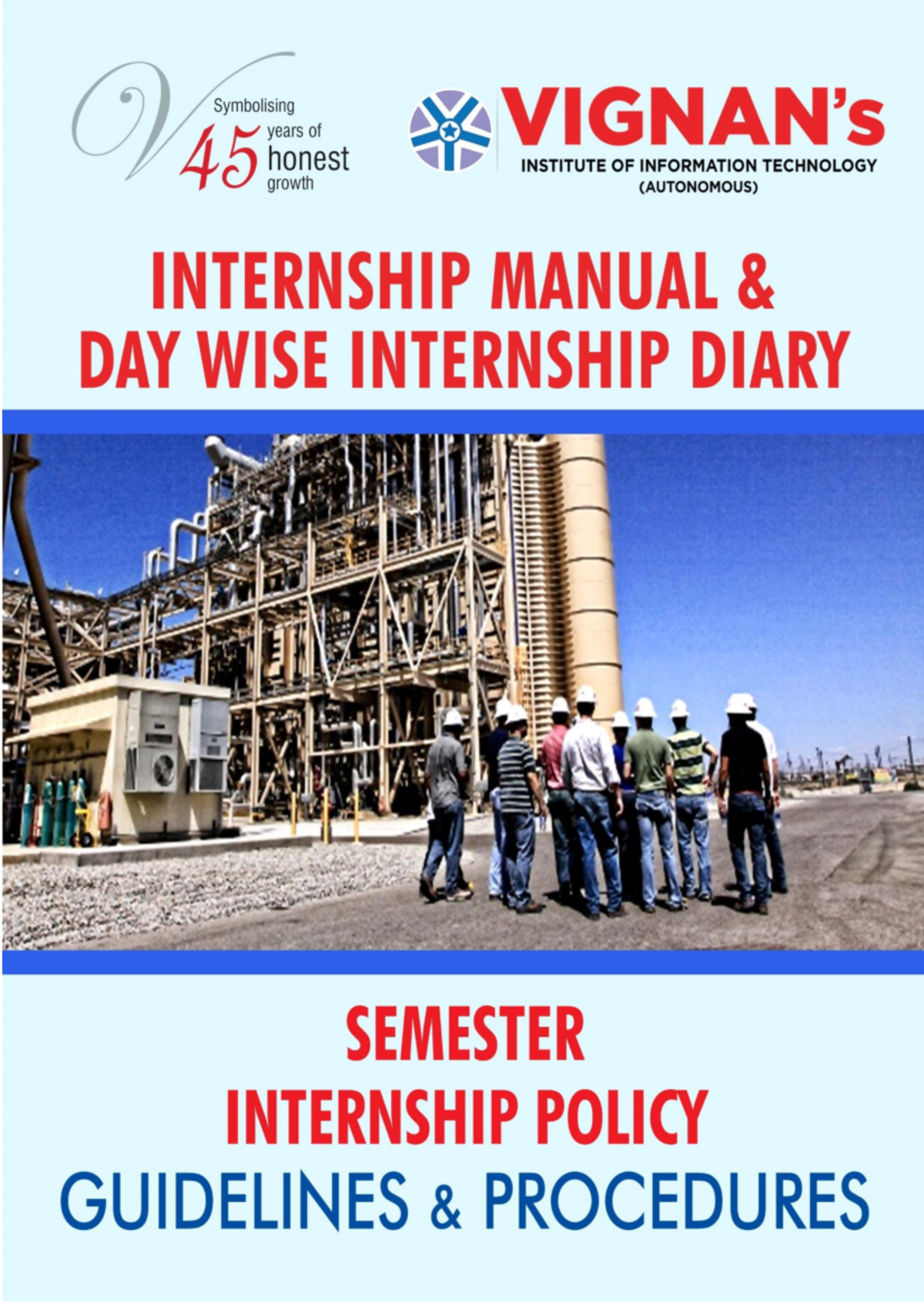 Final Internship Manual and Student Diary for B.Tech Students - Studocu
