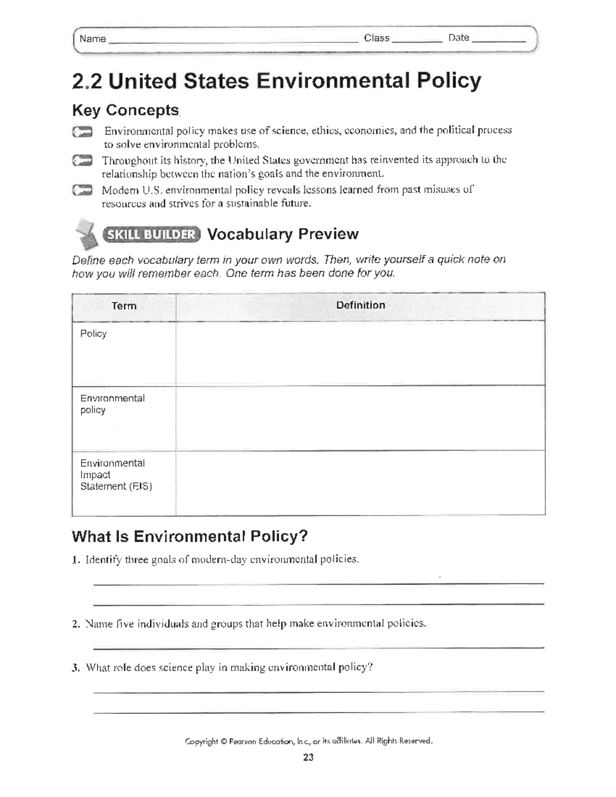 2.2 - 2.3 Canvas-1 - Canvas. - Name Class Date 2 United States ...
