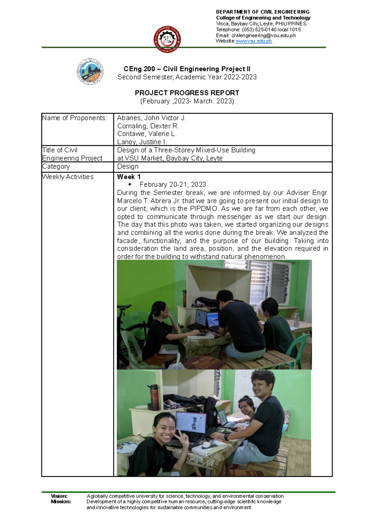 CEng 200 – Progress Report 1: Three-Storey Mixed-Use Building Design ...