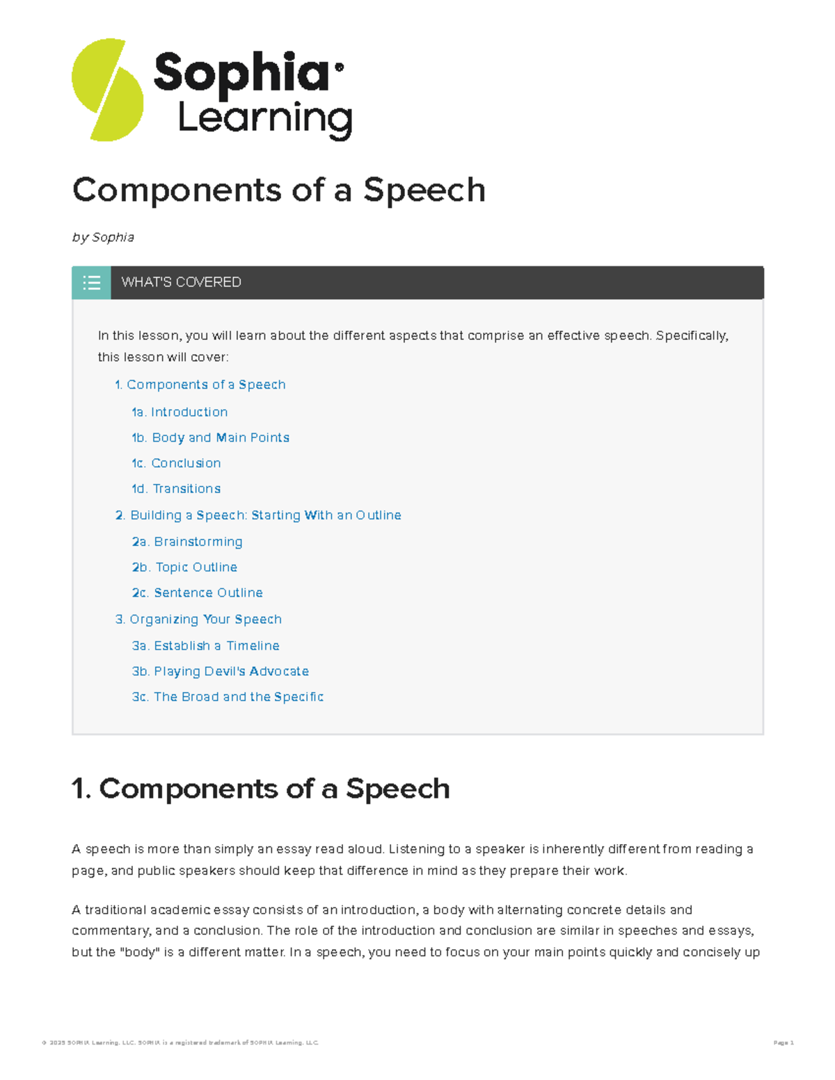 Components of a Speech: Key Elements for Effective Delivery (2025 ...