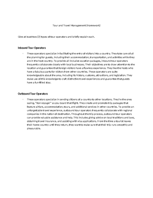 Travel Agency Basic Functionality Course - Training Module Edition 1. Travel Agency Basic - Studocu