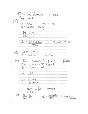 Electrical Machines II-ELM216A B-S1-2022-Practical Assignment 1-Example ...