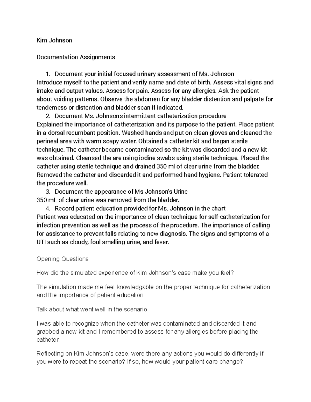 Kim Johnson Documentation: guided reflection - Kim Johnson ...