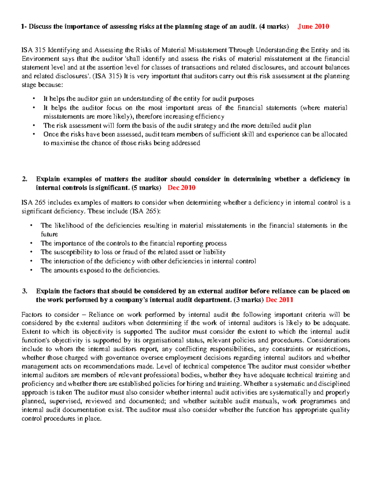AA Knowledge Based Questions Notes Collective-1 - 1 - Discuss the ...