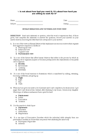 GMRC 1: Pointers to Review on Personal Information and Values - Studocu