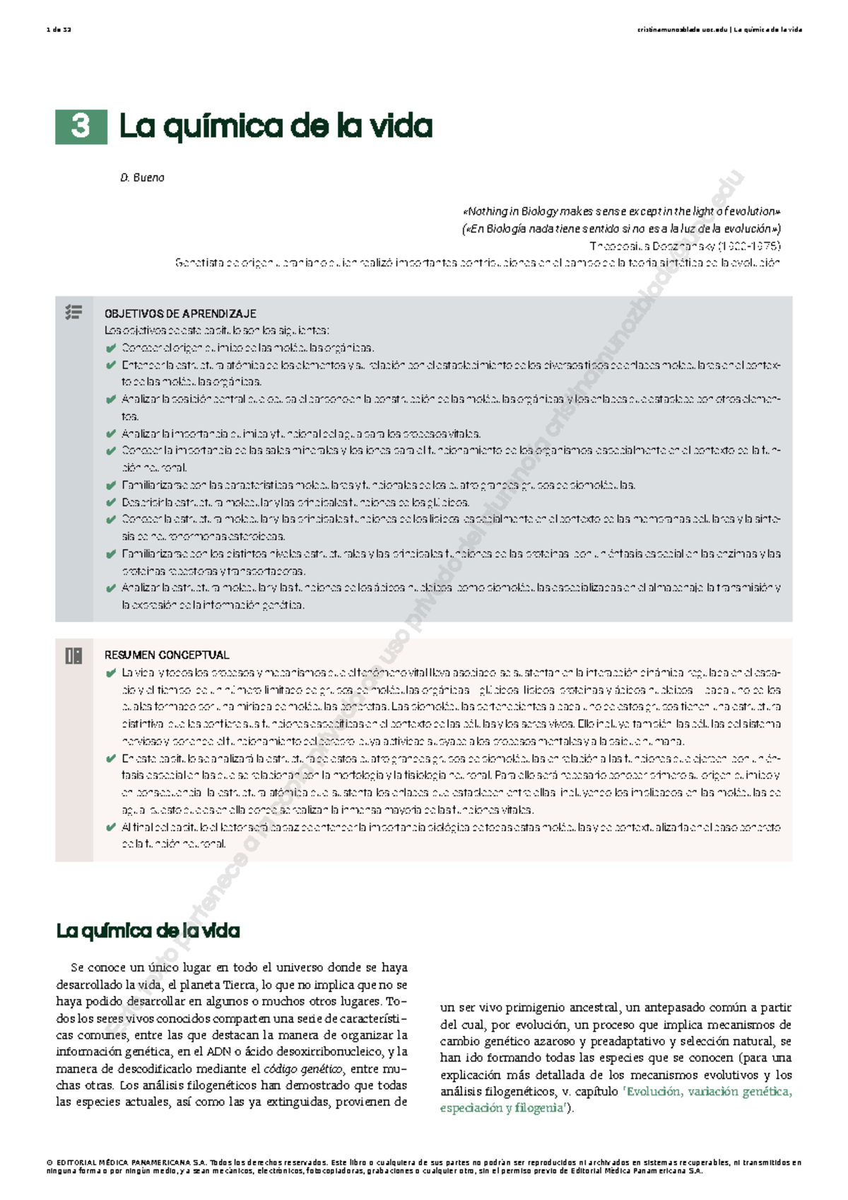 La química de la vida: Capítulo 3 - Biología y Estructura Molecular ...