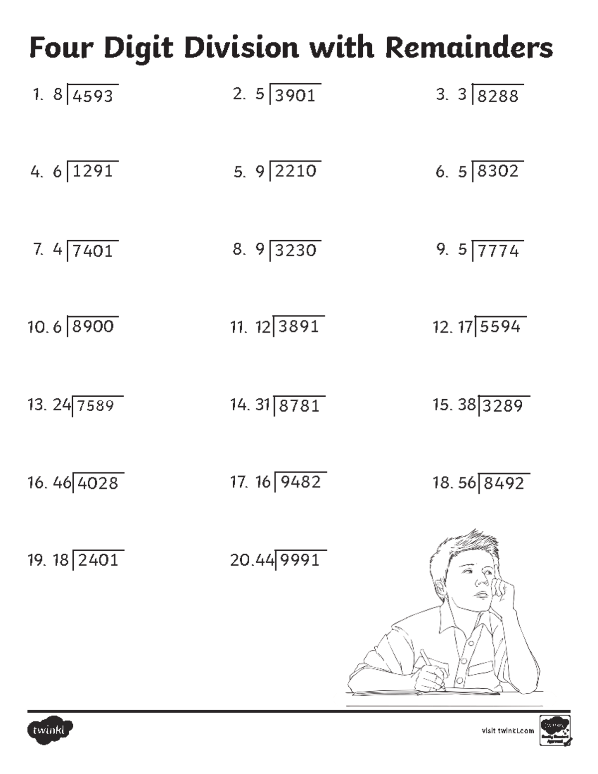 Us2-m-237-four-digit-division-with-remainders-activity ver 6 - Four ...