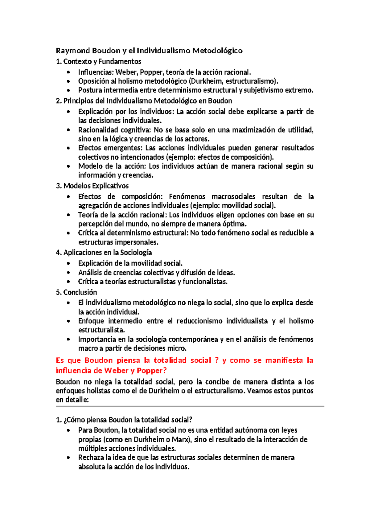 Boudon y el Individualismo Metodológico: Influencias y Aplicaciones en ...
