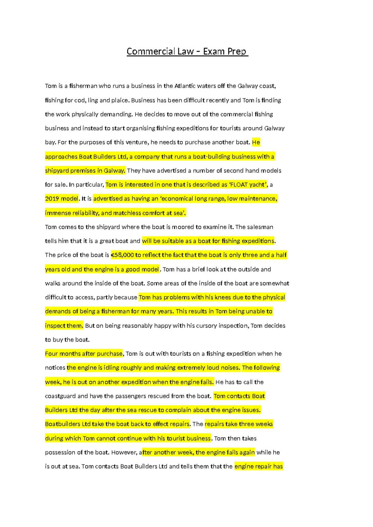 Topic 5 - Merchantable Quality (8) - LW215 - Commercial Law ...