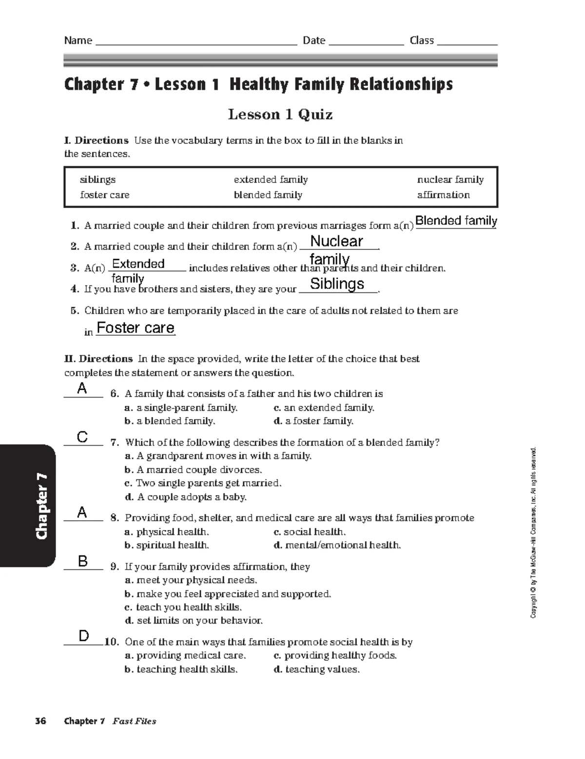 Chapter 25 Vocabulary Practice on Noncommunicable Diseases - Studocu
