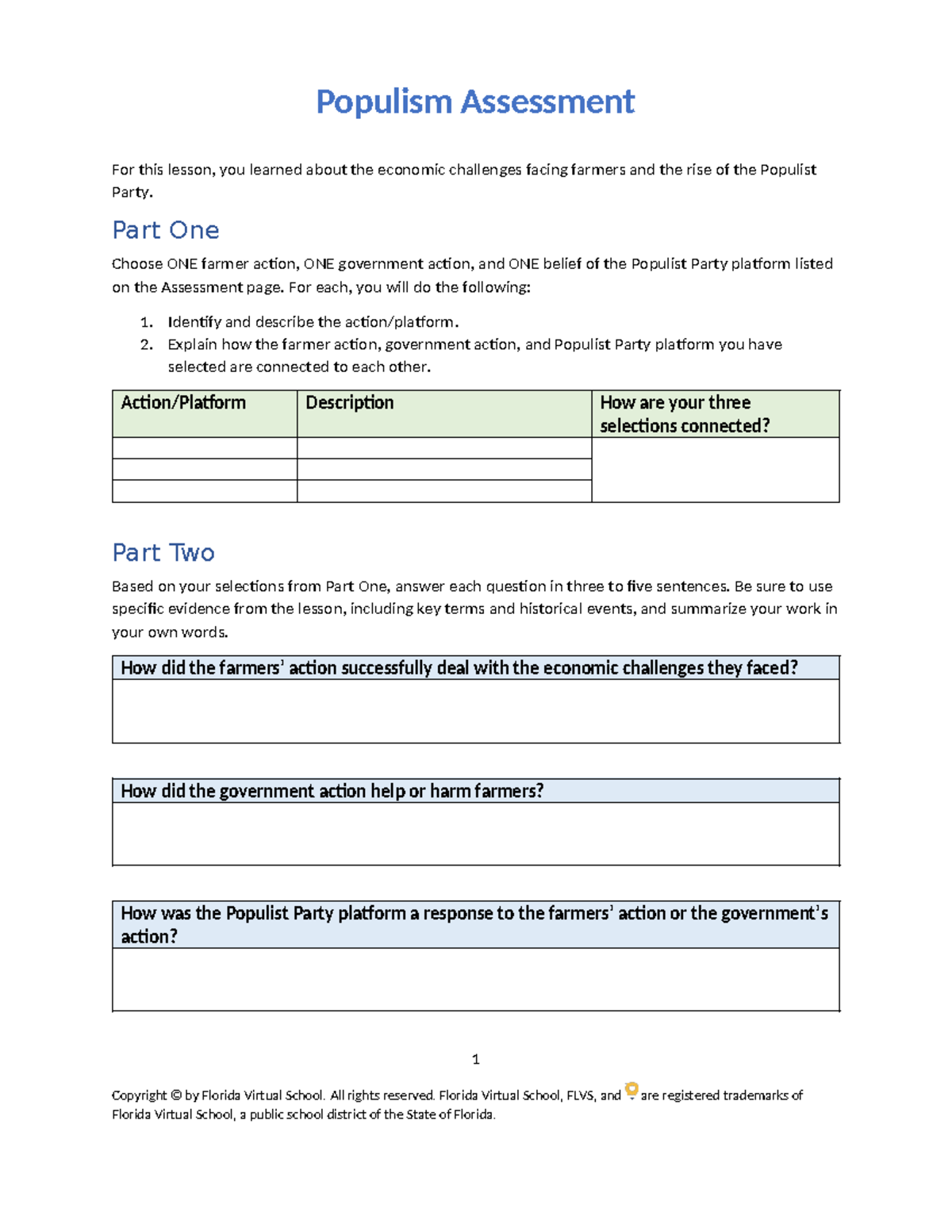 Populism Assessment: Economic Challenges & Party Platform Analysis ...