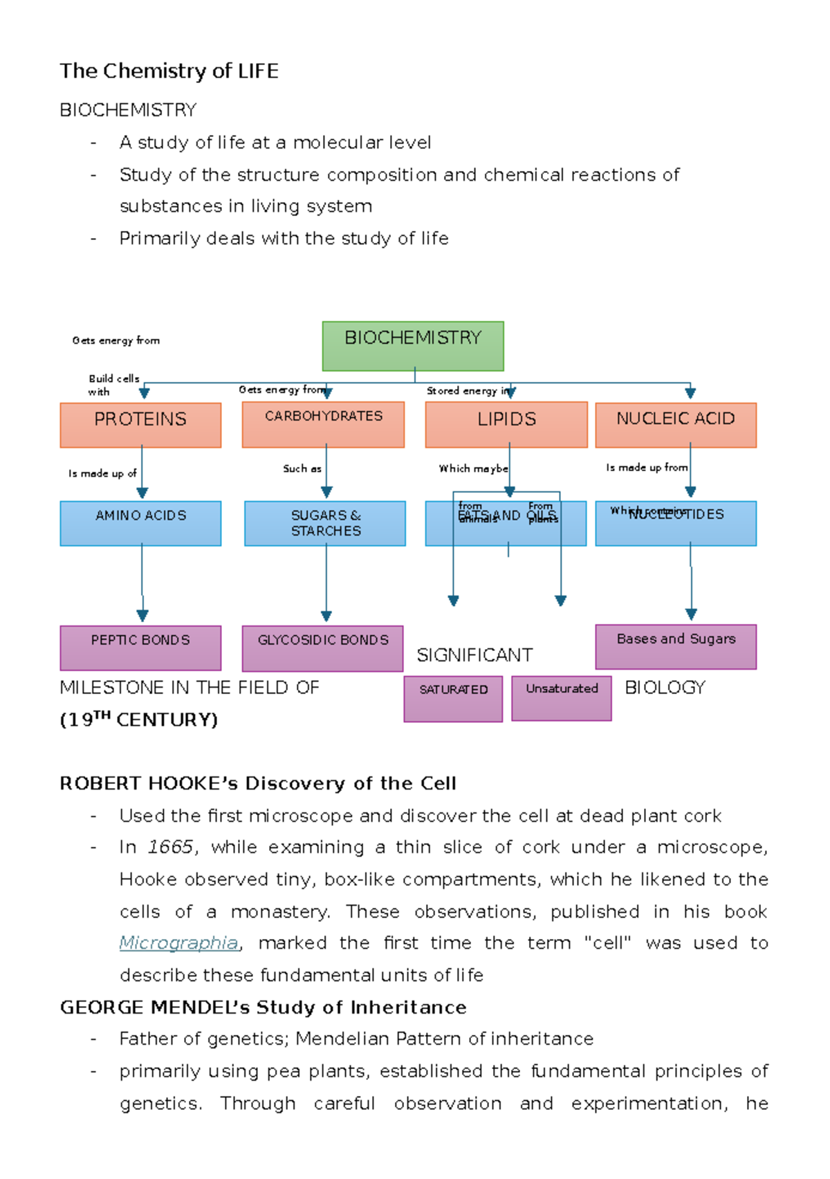 Biochem (Lecture): Exploring the Chemistry of Life and Molecular ...