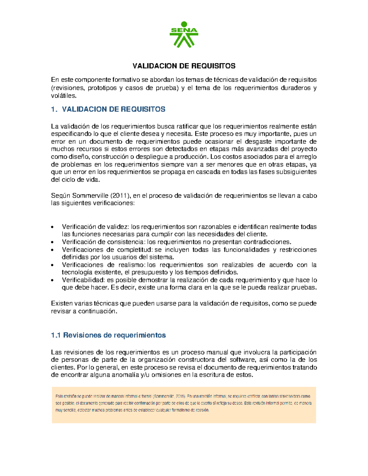 Validación de Requisitos: Técnicas y Herramientas Esenciales - Studocu