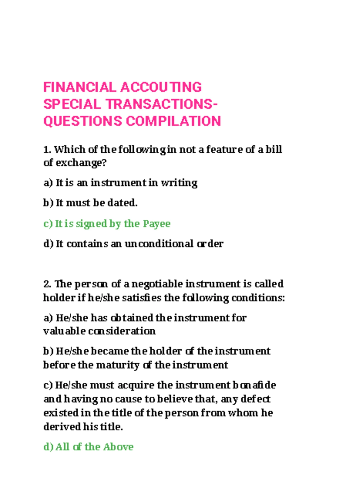 **Ch.9 Insurance Claims - Key Concepts & Practical Problems in Fin. Acc ...