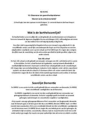 Examenverslag B1-K1 Week 5: Evaluatie Zorgplan en Casusbespreking - Studeersnel