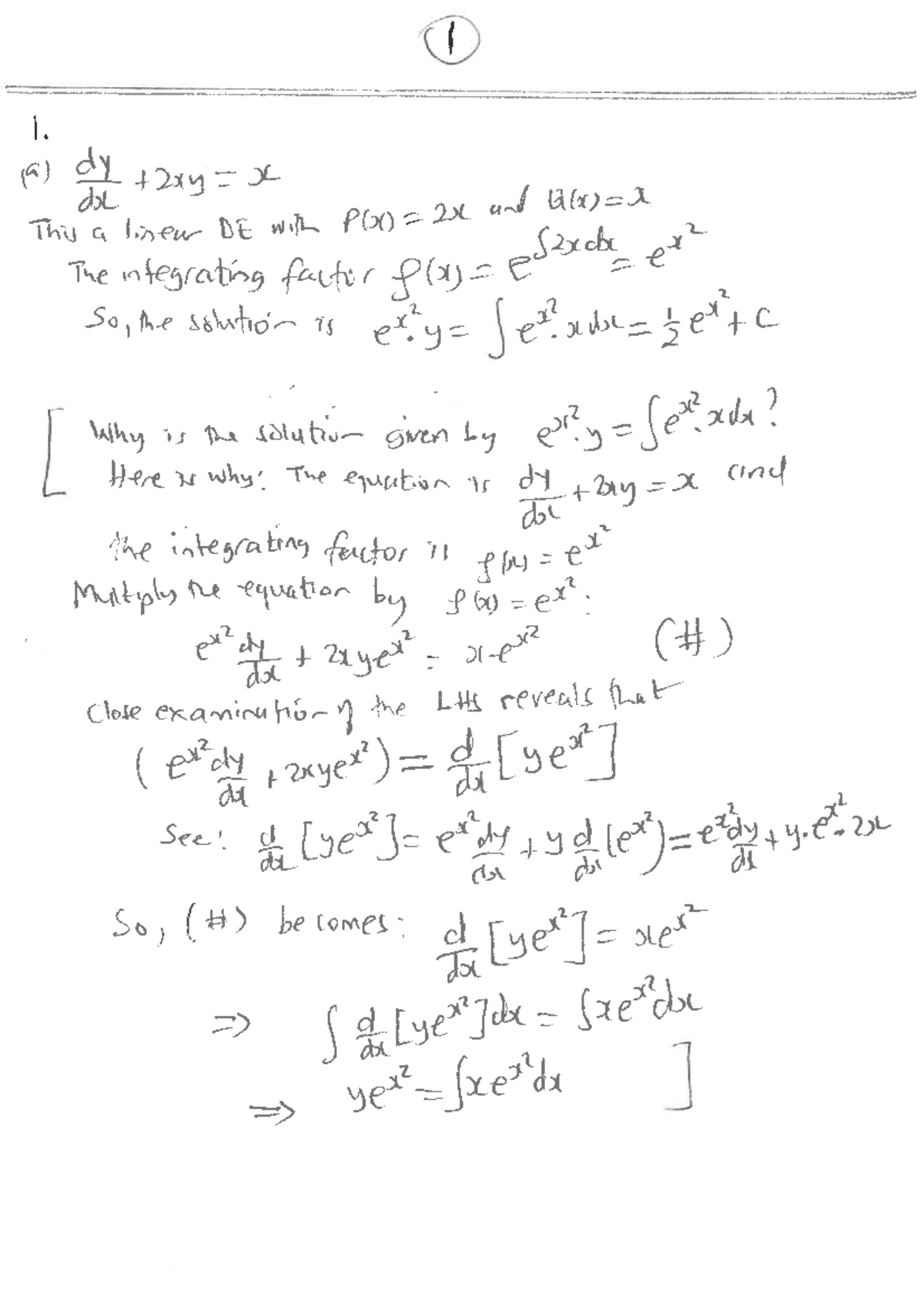 MATE2A2 Tutorial 3 Solutions: Differential Equations Explained - Studocu