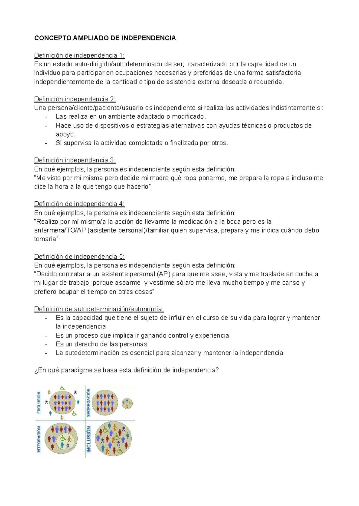 Concepto Ampliado DE Independencia - CONCEPTO AMPLIADO DE INDEPENDENCIA ...