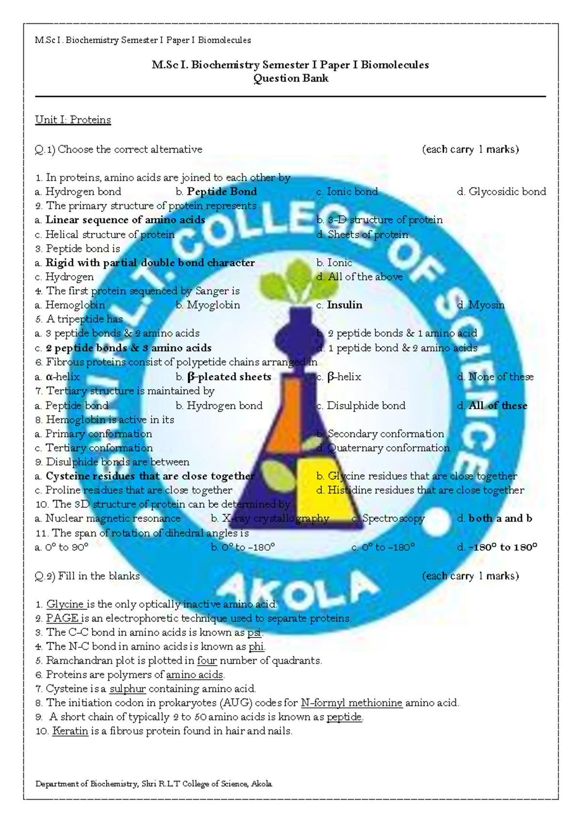 KJSEA Integrated Science Sample Paper 1 for Grade 9 - January 2025 ...
