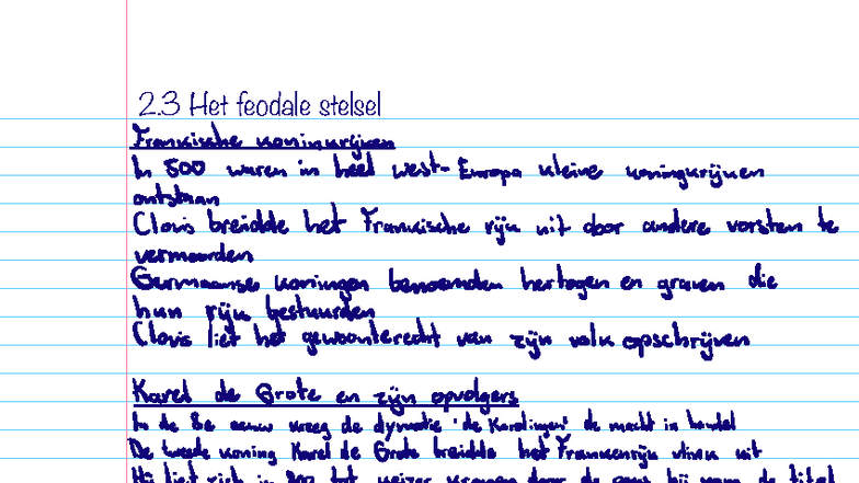 3.3 Het Feodale Stelsel in het Frankische Rijk - Studeersnel