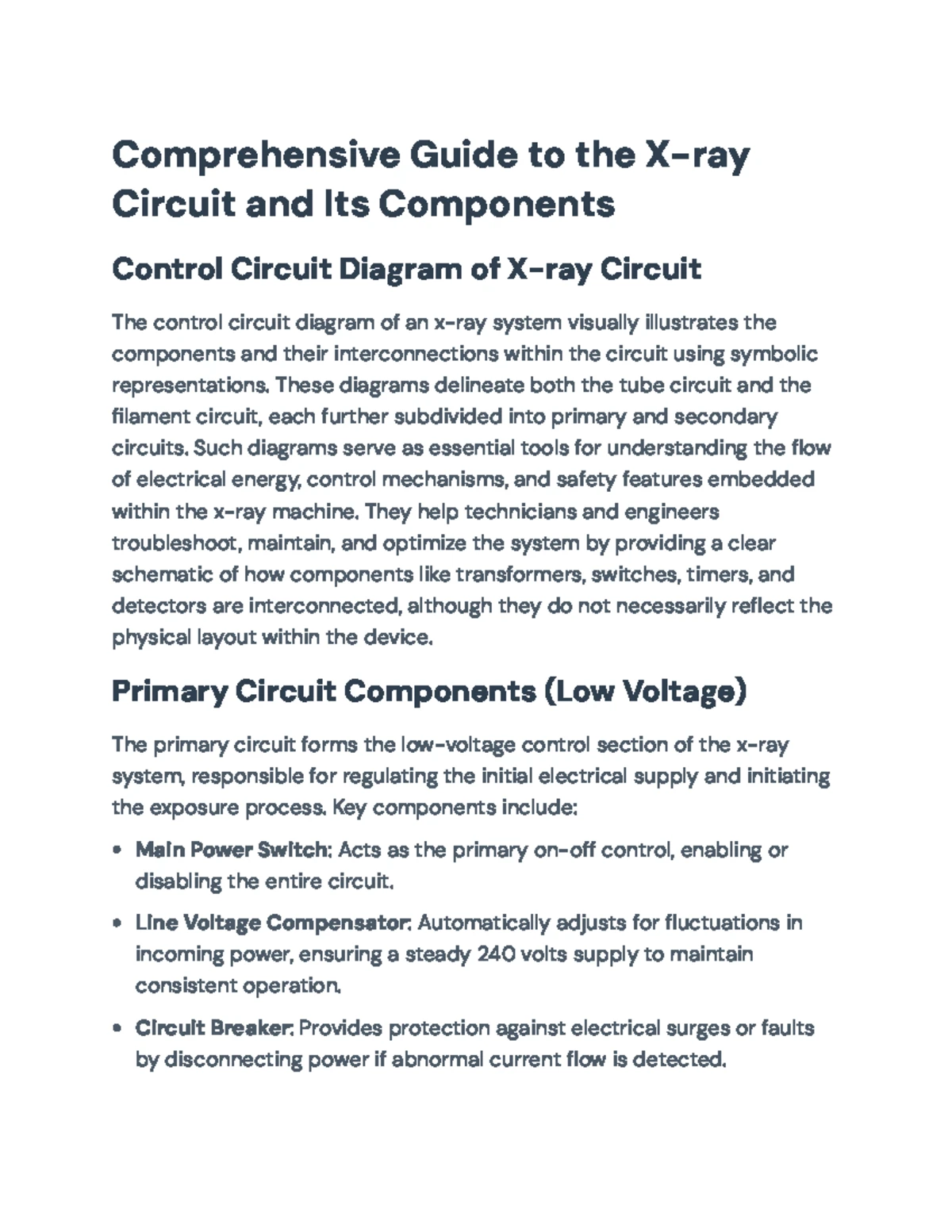 Comprehensive Guide to X-ray Production & Beam Quality (RAD 101) - Studocu